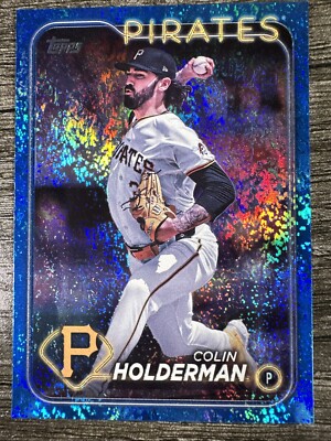 2024 Topps Update #US172 Colin Holderman Blue HoloFoil Board #/999 ...