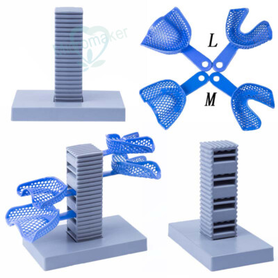 1PC Dental Clinics Lab Impression Tray Plaster Holder Stand Dental Tray ...