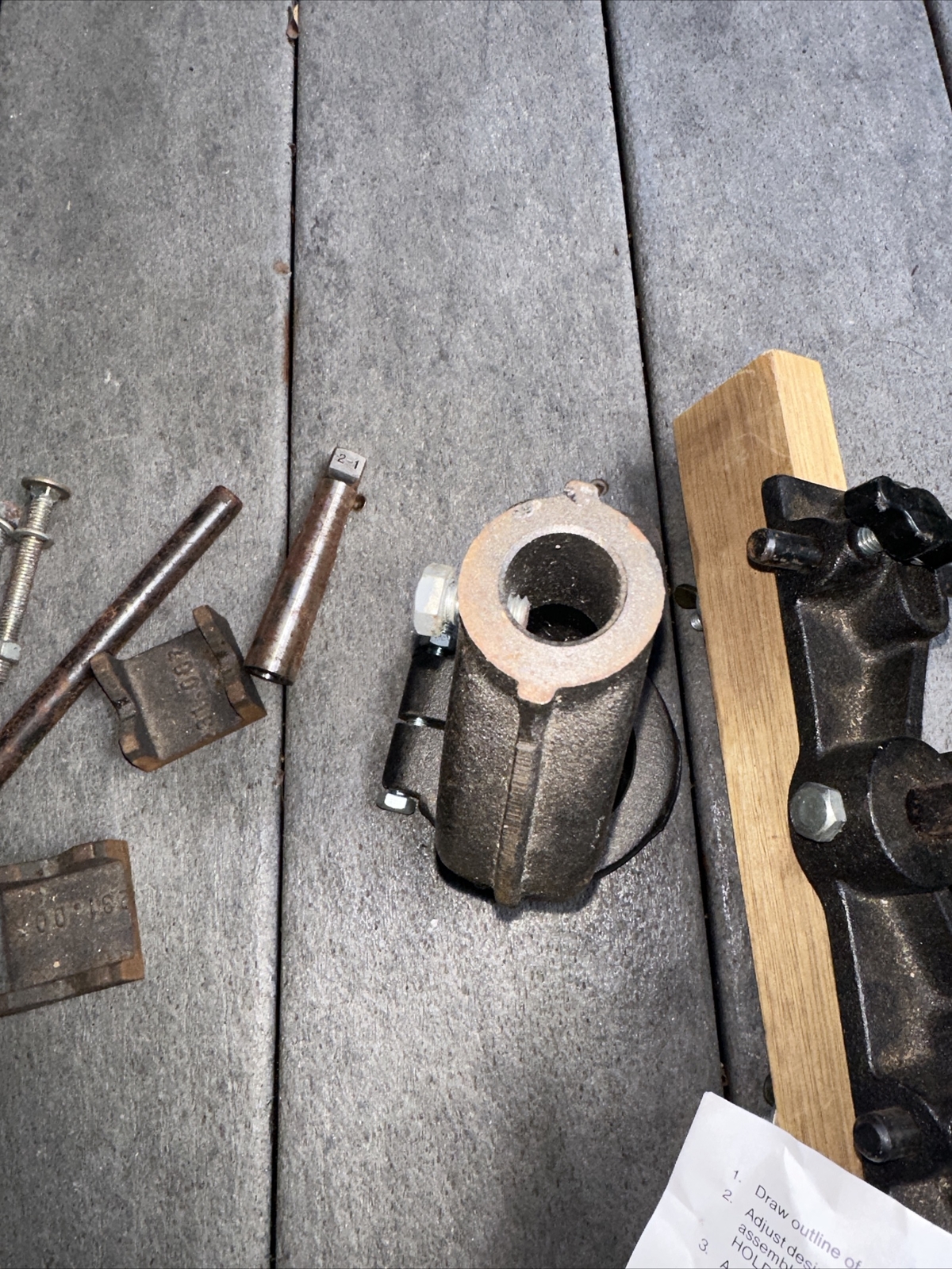 AMT Wood Mortising Chisel Kit Chisel Jig Attachment Set For Drill Press ...