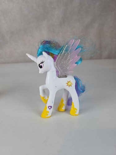 My Little Pony Princess Celestia 14cm G4 MLP Rare Glitter Collectible ...
