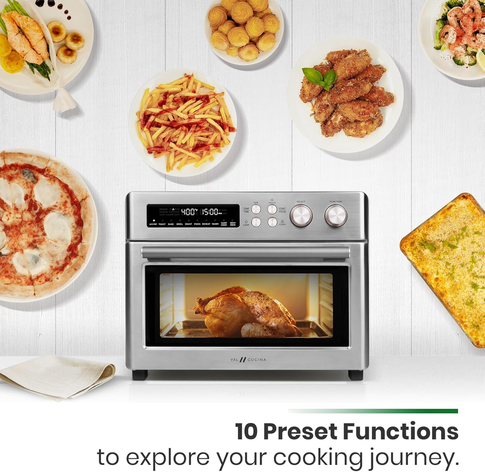 Infrared Heating Air Fryer Toaster Oven, Extra Large Countertop ...