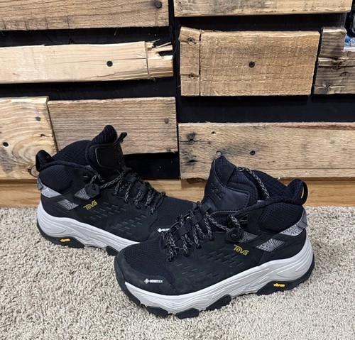 Teva Grandview GTX Shoes Womens Size 9 Black Hiking Boots Vibram ...