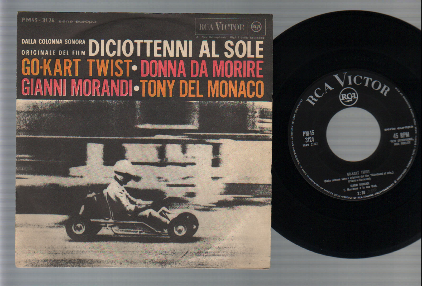 7" MORANDI GO KART TWIST DEL MONACO DONNA DA MORIRE FILM DICIOTENNI AL ...
