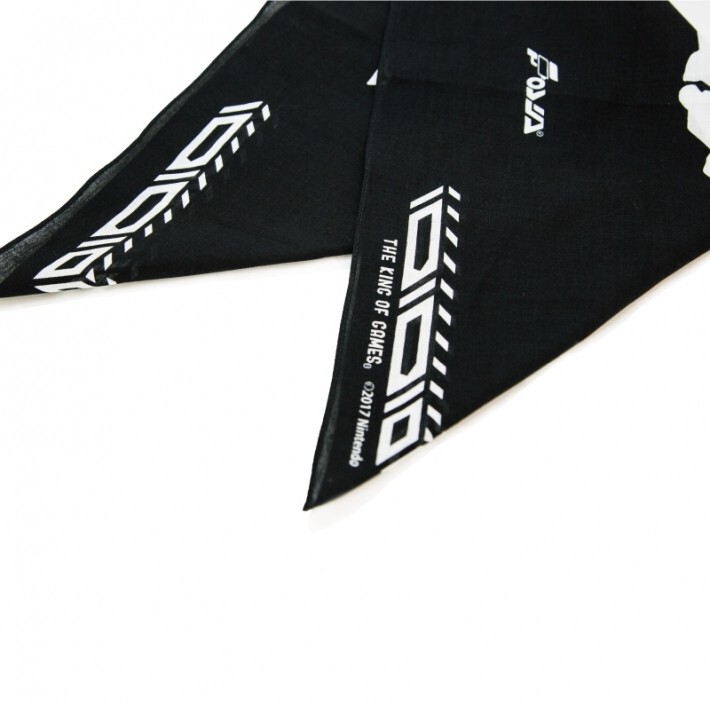 Splatoon 2 Skull Mask Bandana Black Cotton 100% 54cm 21.3" EditMode ...