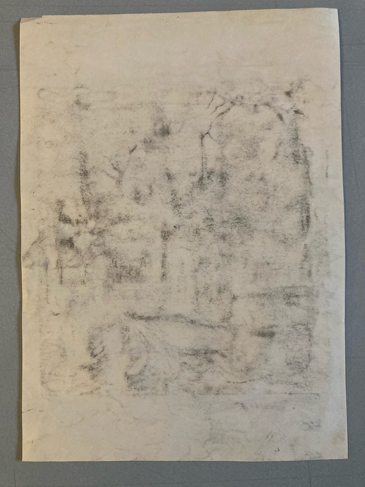 Vintage Drawing Pencil Paper 1950 Miners Strike Expressionist ...