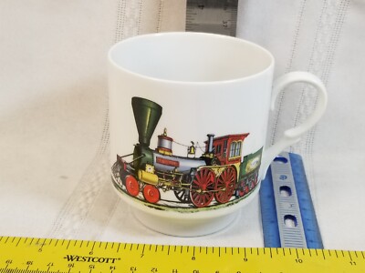 Vintage Coffee Mug - Bavaria Schumann Arzberg Germany - Locomotives ...