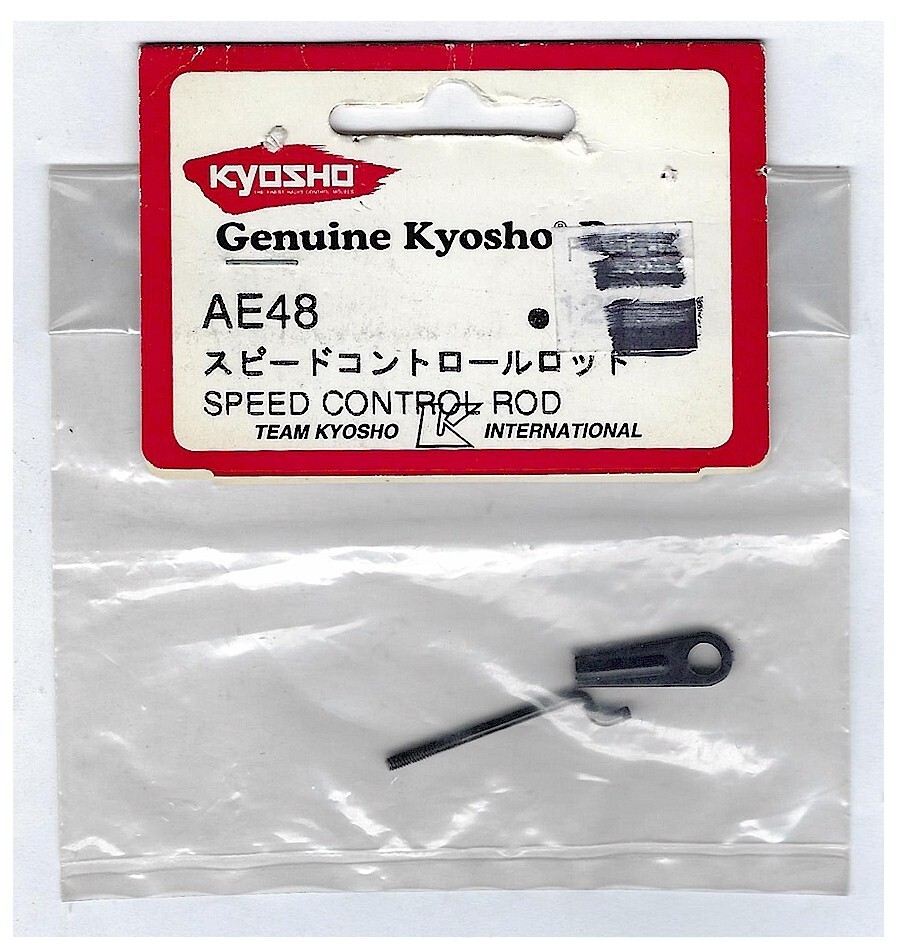Vintage RC Car Kyosho AE48 Speed Control Rod Pureten Alpha Ultima ...