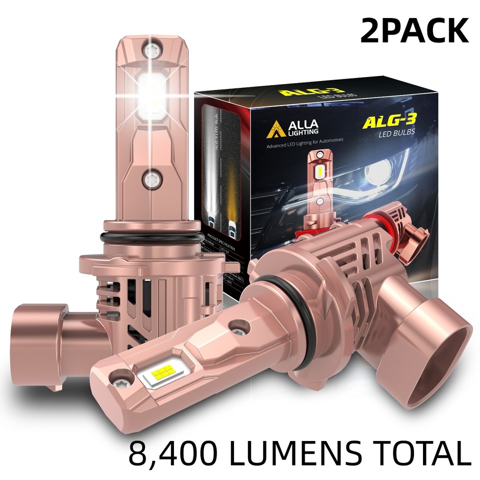 ALLA Plug & Play ALG-3 LED Headlight Bulbs H7 H11 9005 9006 Headlamps ...