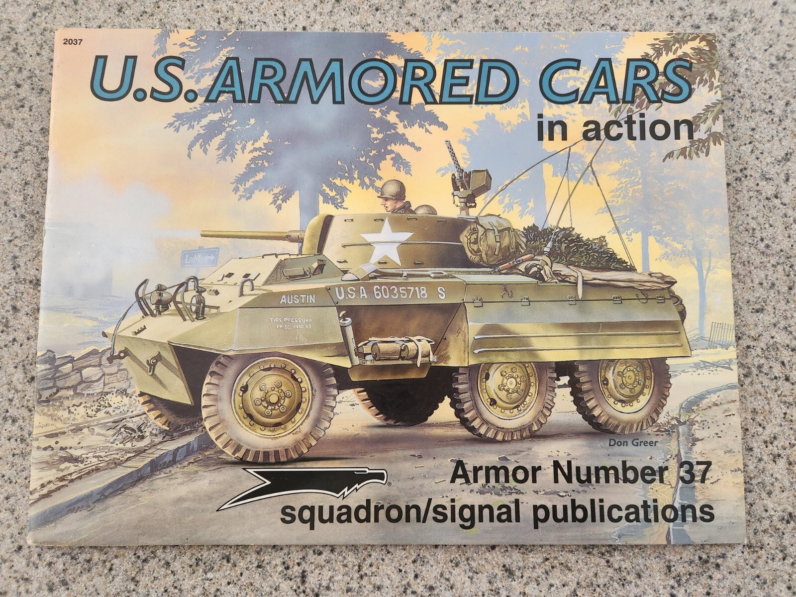 Vintage Squadron Signal Armor #37 U.S. ARMORED CARS in action #2037 | eBay