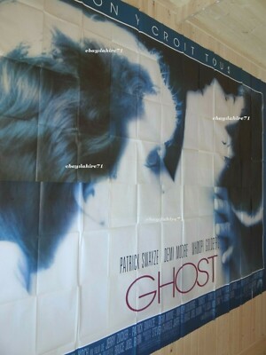 GHOST Patrick Swayze Demi Moore poster french BILLBOARD 8 panels 1990 ...