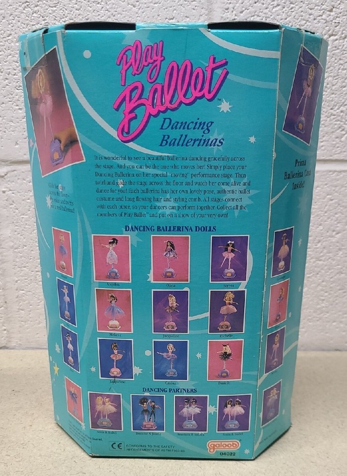 Vintage 1991 Galoob Play Ballet Danielle Doll Dancing Ballerina 04022 ...