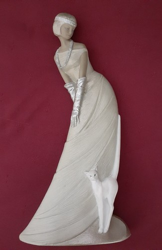 ENESCO PARASTONE Signed Ivory Princess Figurine 1995 Ed VanRosmalen Ex ...