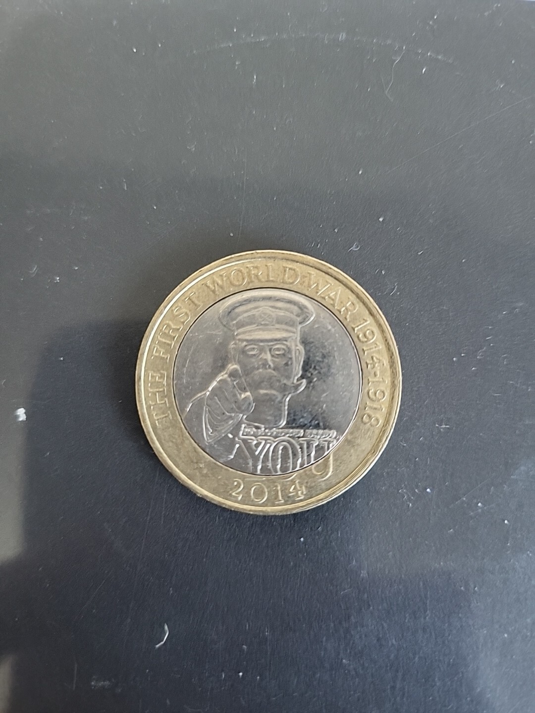 Rare The First World War - £2 Two Pound Coin- 2014 - Circulated - Lord ...