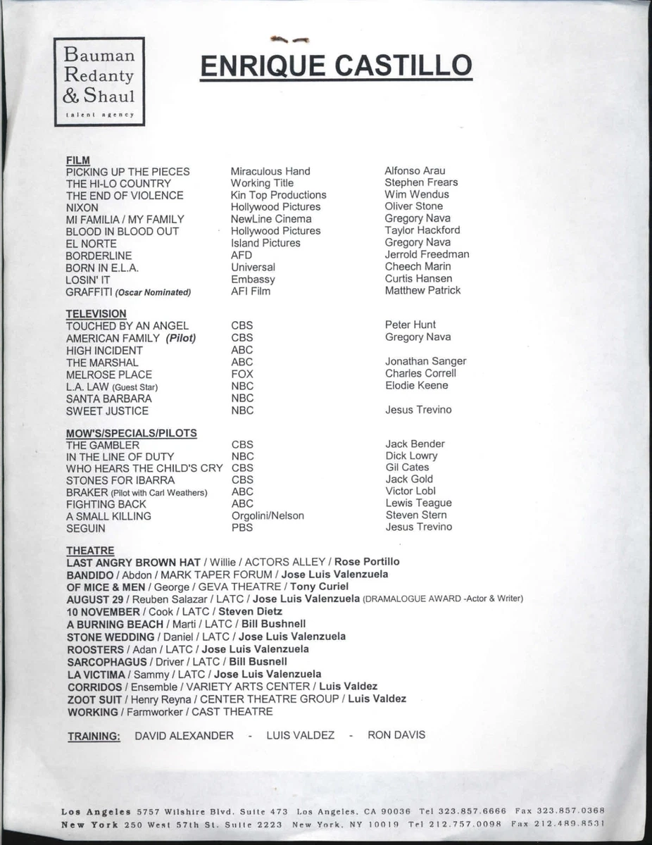 Enrique Castillo Weeds