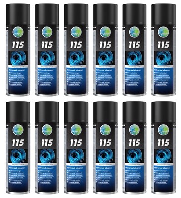 12 x TUNAP 115 PULITORE FRENI SPRAY DETERGENTE SGRASSATORE UNIVERSALE ...