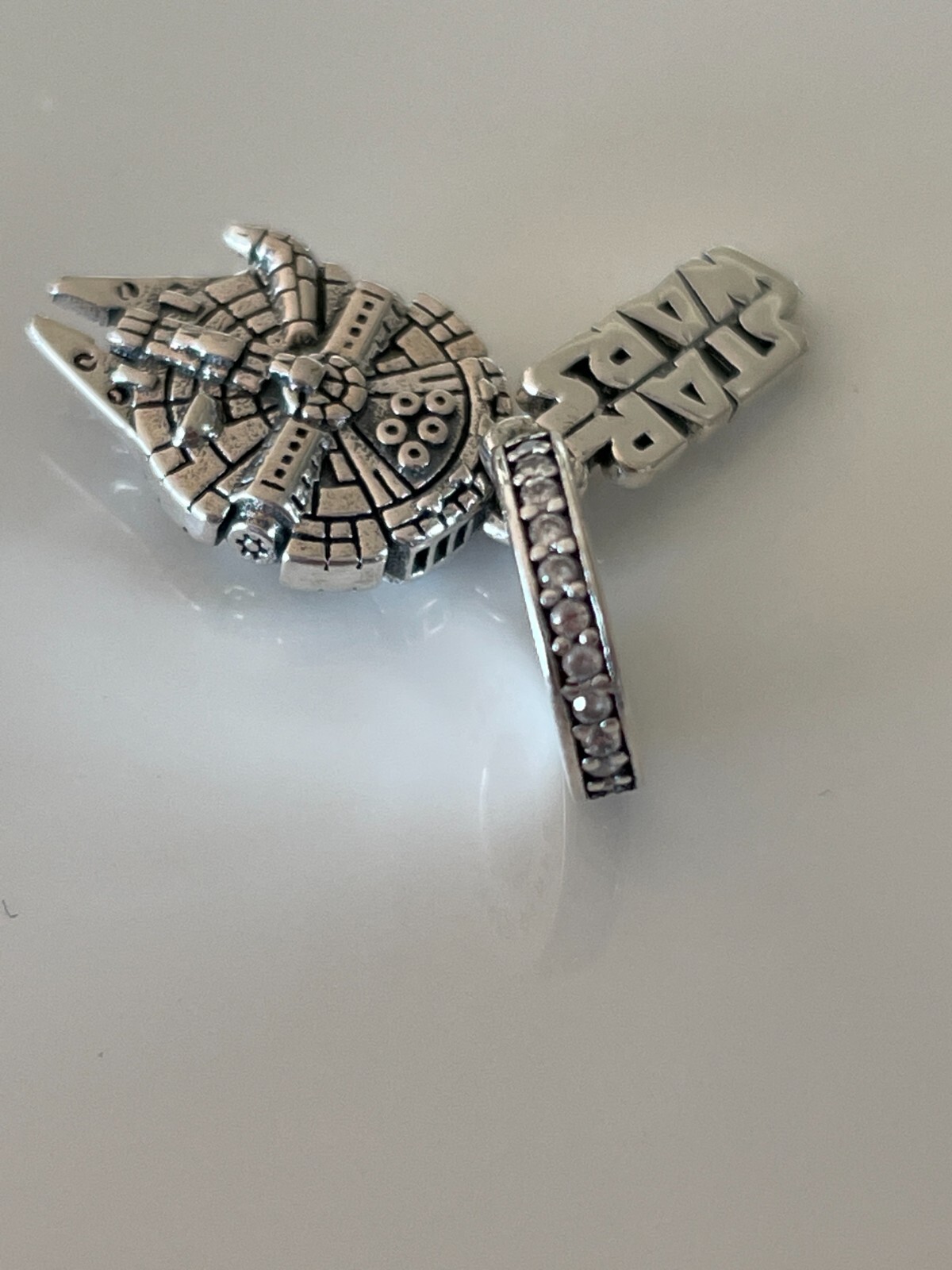 Genuine PANDORA Star Wars Millennium Falcon Charm 798579C01 RETIRED for ...