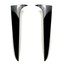 Fit For BMW X3 F25 2011-2017 ABS Black Rear Window Side Spoiler Cover ...
