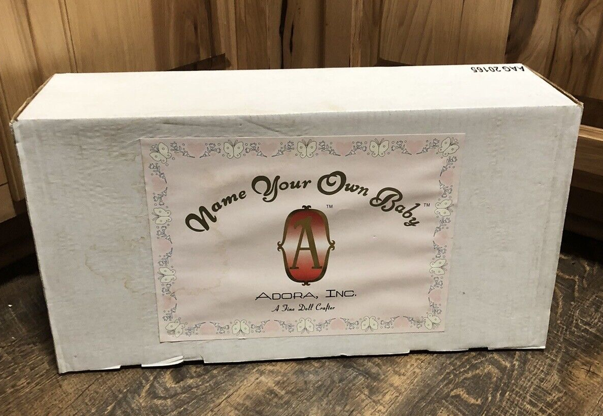 ADORA DOLL Name Your Own Baby Boy Original Box and Birth Certificate ...