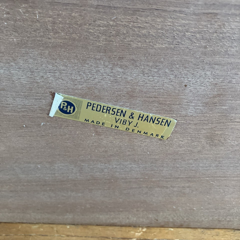 Pedersen Hansen Viby Denmark Danish Teak Wood Desk Organizer MCM ...