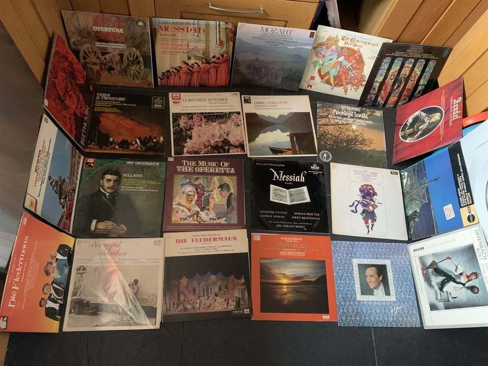 CLASSICAL MUSIC VINYL RECORD COLLECTION 173 ALBUMS 12" FREE UK POSTAGE ...