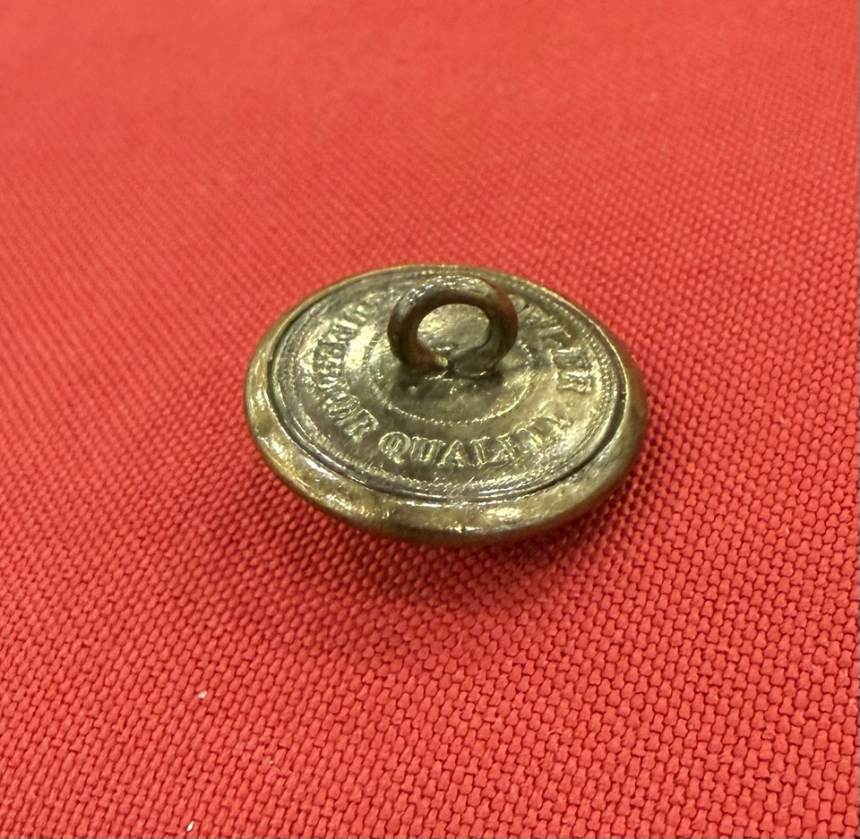 CIVIL WAR CONFEDERATE STAFF OFFICER'S COAT SIZE BUTTON ALBERT# CS-7-A ...