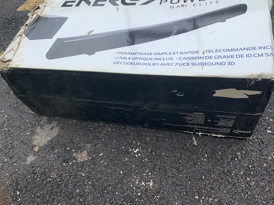 Energy Power Bar Elite Soundbar with Wireless Subwoofer (Black Satin ...