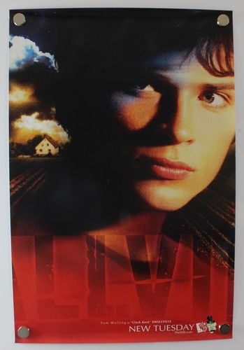 WB Smallville (Clark Kent) Tom Welling TV Promo Poster 24" x 36" 1/3 ...