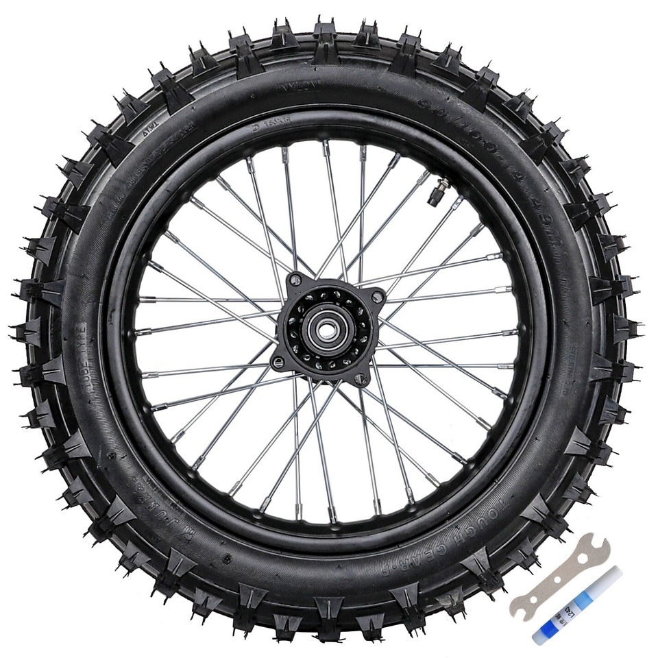 70/100-17+90/100-14 Front Rear Tire Wheel Rim Set TTR110 Apollo SSR 125 ...