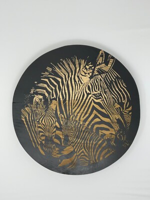 Zebra Laser Etch on Wood- Tyler Stout - Signed & Numbered - RARE | eBay