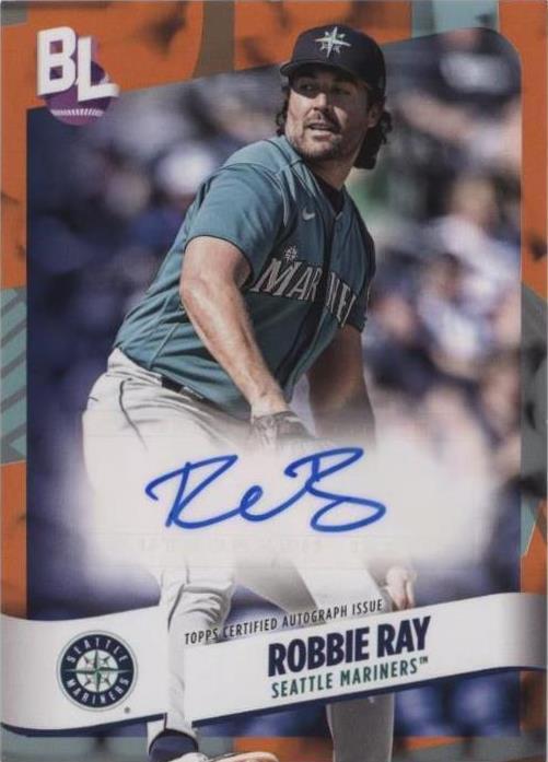 2024 Topps Big League - Electric Orange Foil Autographs Robbie Ray #BEO ...