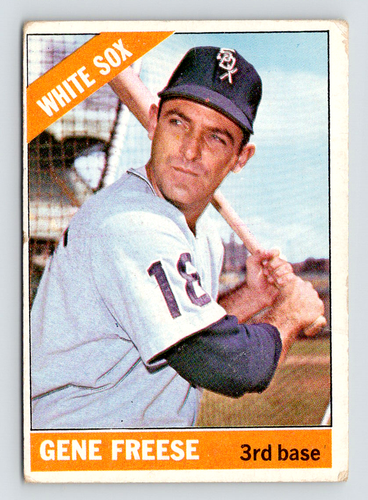 1966 Topps Card, #319 Gene Freese, Chicago White Sox | eBay