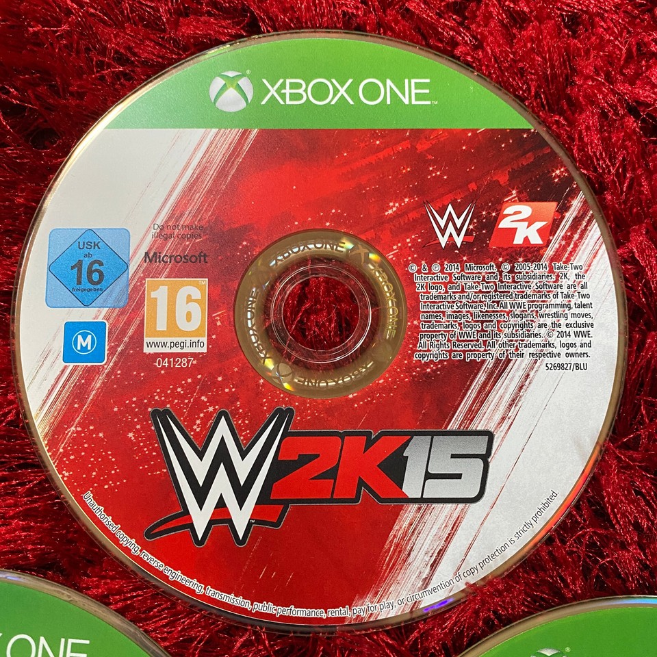 3 x Microsoft XBox One Games Fifa 18, Fifa 19 and WWE 2K15 Discs Only ...