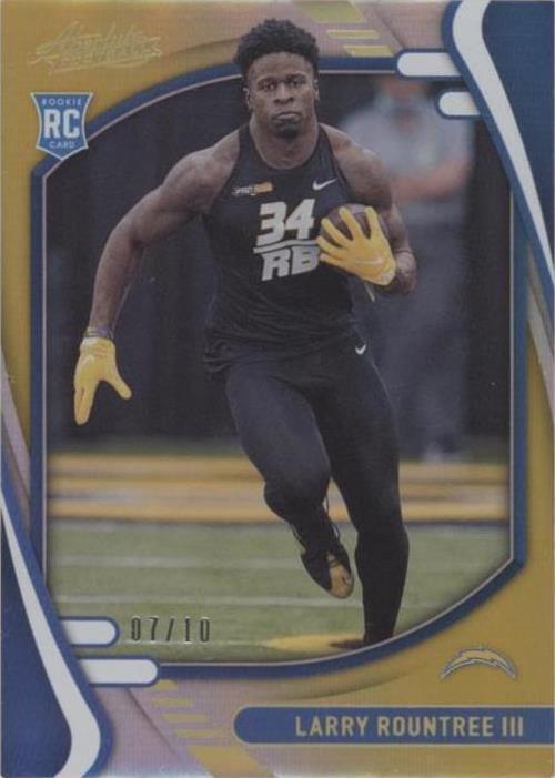 2021 Panini Absolute - Rookies Larry Rountree III #168 Gold Spectrum ...