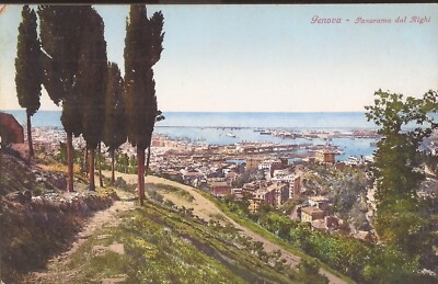 Genoa, ITALY - Panorama view from Righi - Liguria - Cypress Trees | eBay