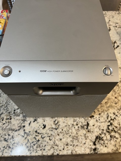 Sony Sa-wmsp4 Active Powered Surround Sound Subwoofer Speaker 100w for ...
