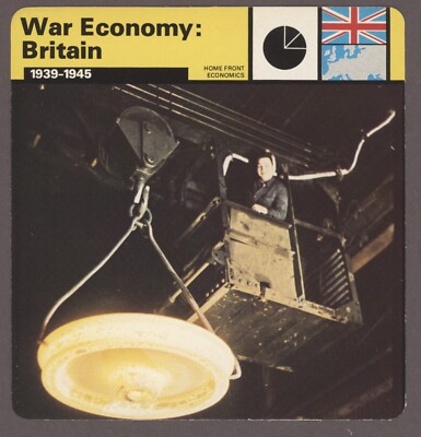 War Economy: Britain Edito Service Card Second World War II Economics ...