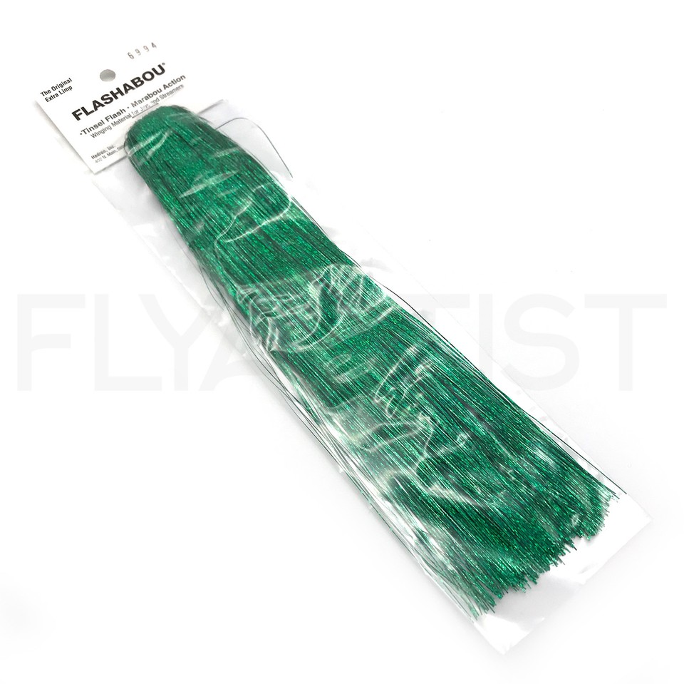 HOLOGRAPHIC FLASHABOU - Fly Tying Flash Material Musky Bucktail - 25 ...