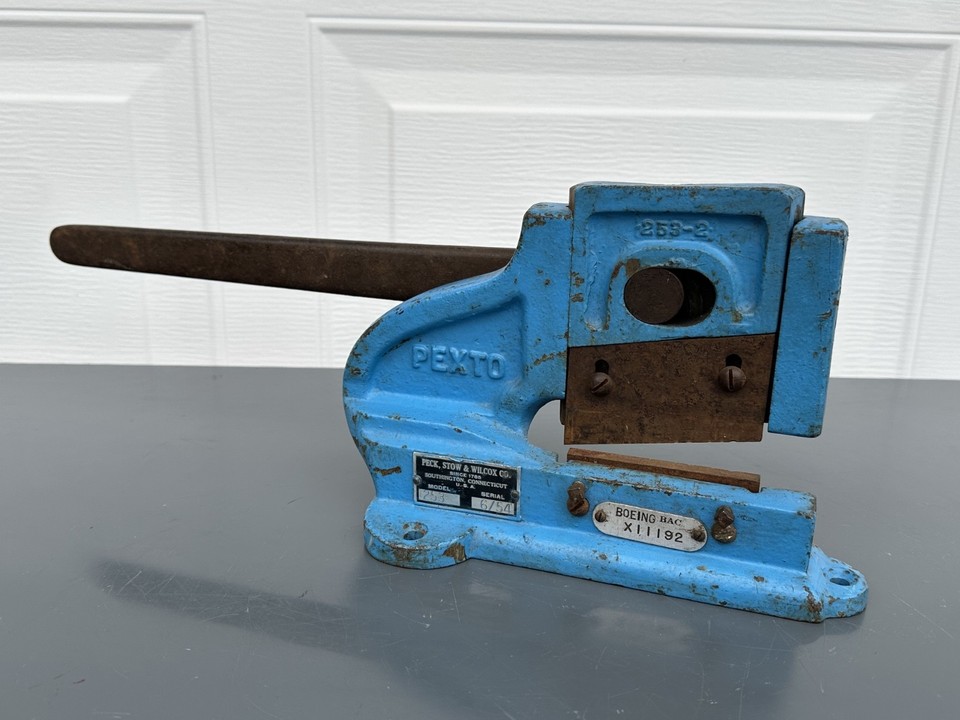 Vintage Pexto No 253 Bench Metal Shear, Hand Operated | eBay