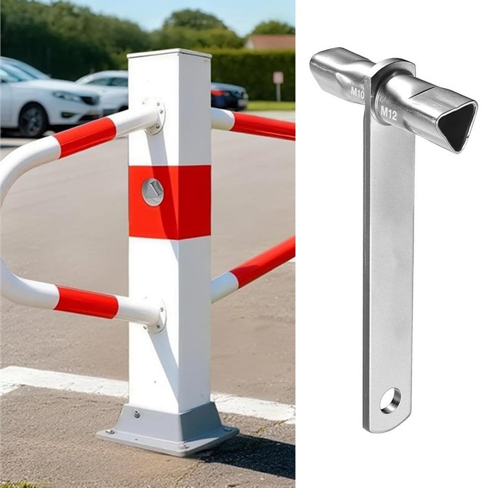 Triangular Steel Key for Bollards For Barrier Posts M10 Weather ...