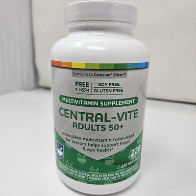 Rite Aid ~ Central-Vite Multivitamin, 220 tablets For Adults 50 ...