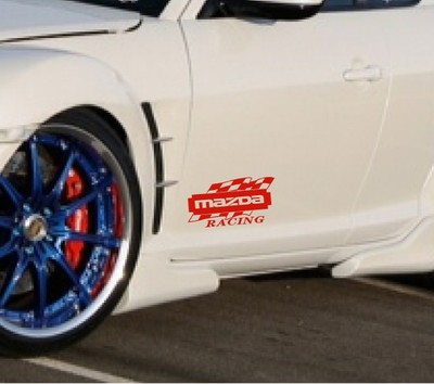 MAZDA RACING 3 5 7 RX7 RX8 Miata Mazdaspeed Decal sticker emblem logo ...