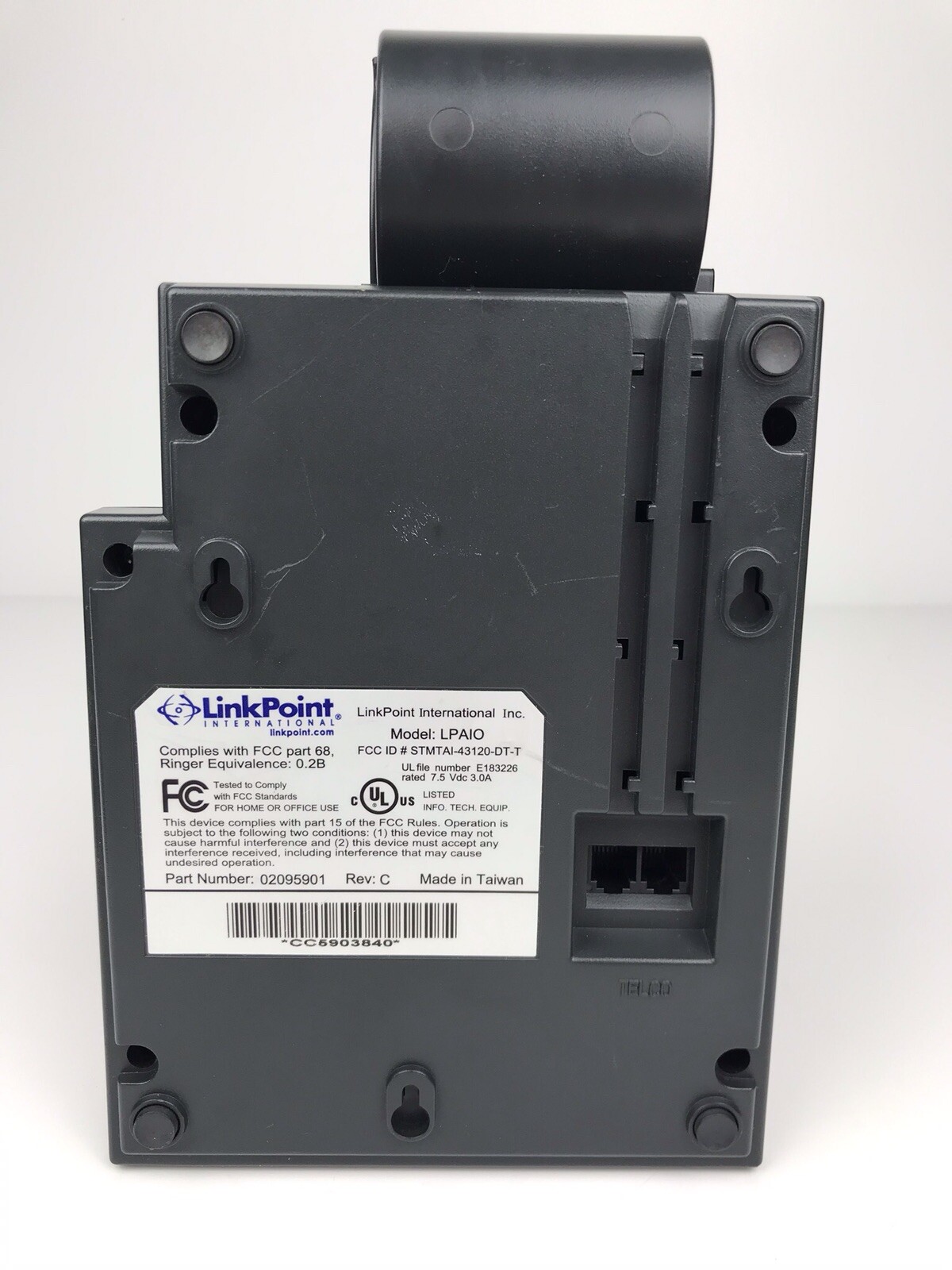 LinkPoint International AIO LPAIO Credit Card Machine and Power Adapter ...