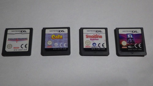 Lot 4 jeux nintendo ds Catz, english training, imagine babie, 1 contre ...