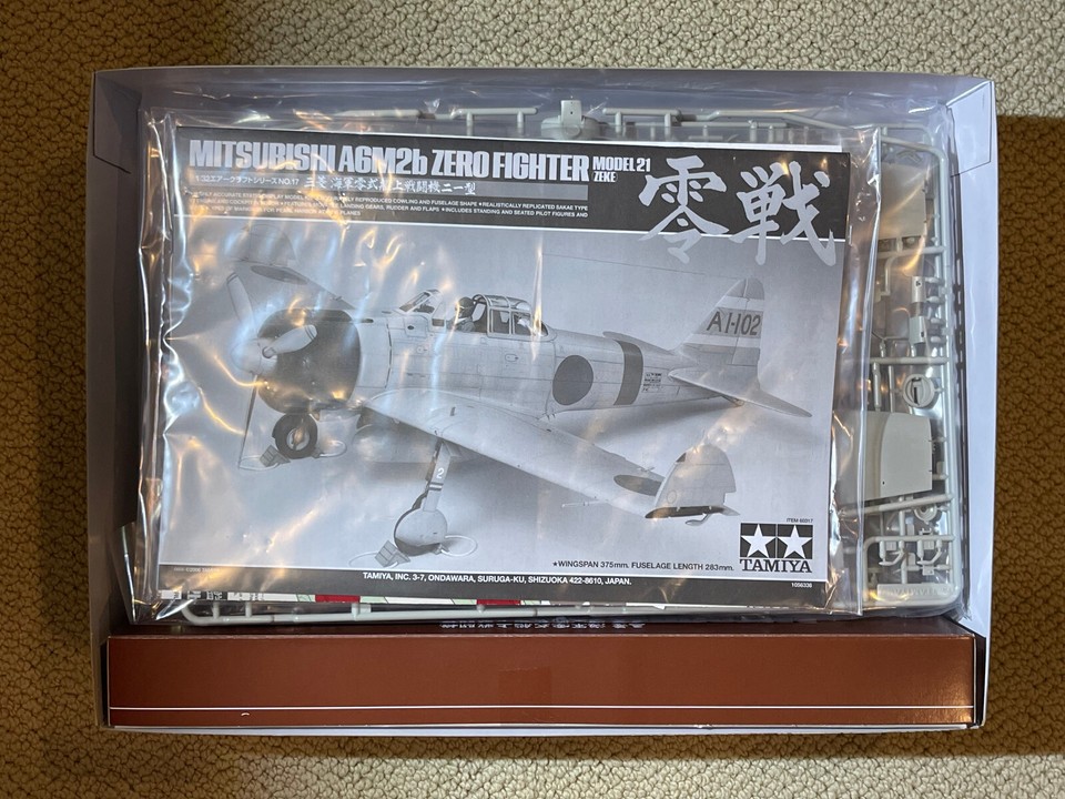 Tamiya 1/32 Mitsubishi A6M2b Zero Model Kit; WWII | eBay