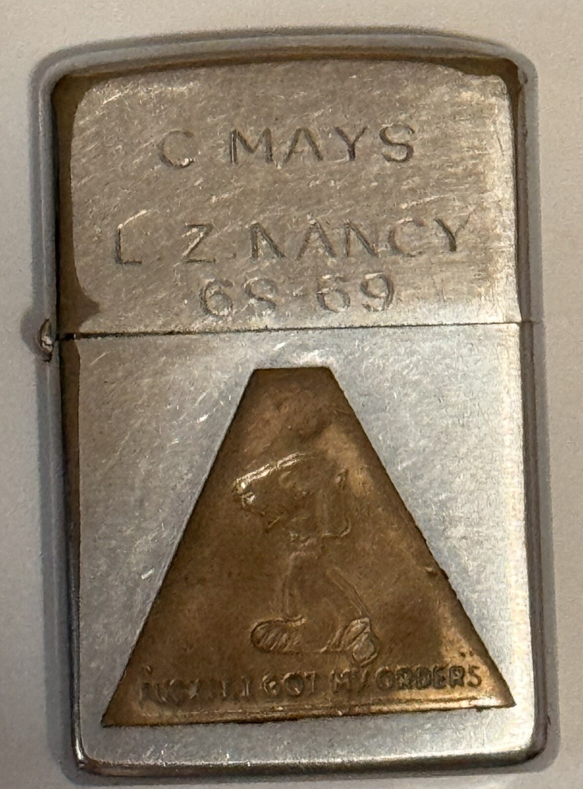 1968-1969 Vintage Custom Vietnam War Zippo Lighter REAL GOLD Snoopy | eBay