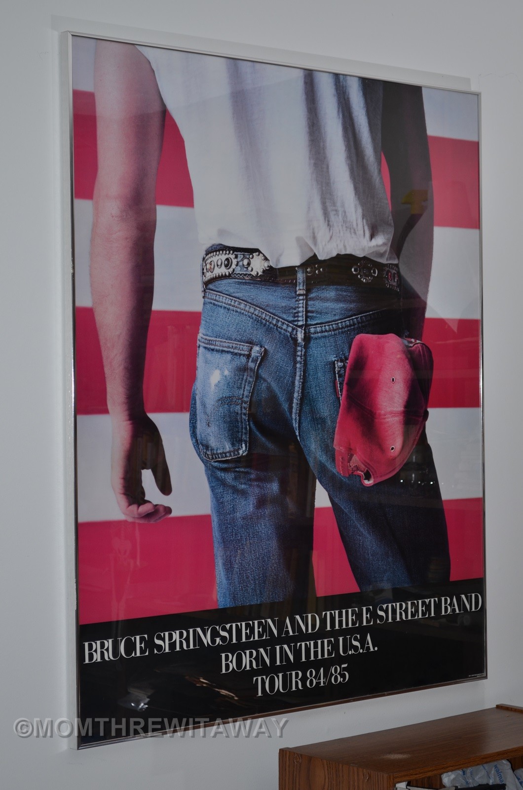 Original Rare Huge BRUCE SPRINGSTEEN Born in the USA Concert Poster ...