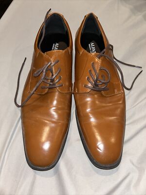 Alfani mens shoes Andrew Tam US 10.5M Dark Tan | eBay