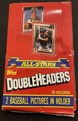 1990 Topps Doubleheaders All Stars Wax Box (36 Holders) | eBay
