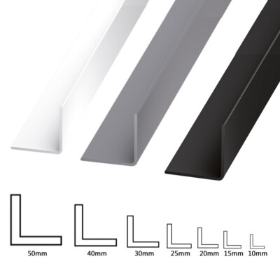 Plastic Corner Trim - PVC Rigid Angle Cover Trim - 90 Degree Angle Edge ...