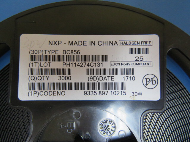 NXP BC856 215 Qty of 2800 per Lot Trans BC856 SOT-23// Bipolar (BJT) Single Tra | eBay